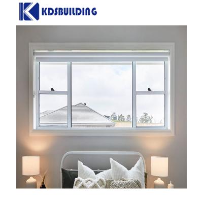 Cina KDSBuilding Nuovo design in alluminio a doppio vetro, con sfascia, finestra scorrevole verticale solare con pellicola elettrica in vendita