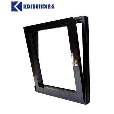 Cina KDSBuilding Thermal Break Triple Hurricane Impact Glaze Tilt And Turn Window per il profilo in alluminio in vendita