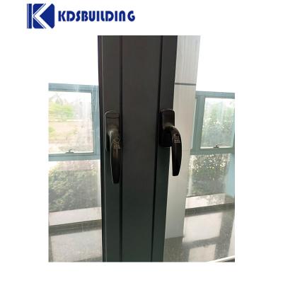 China Commerciële op maat gemaakte dubbele panelen energiezuinige aluminium behuizing Duits raam voor huis Te koop