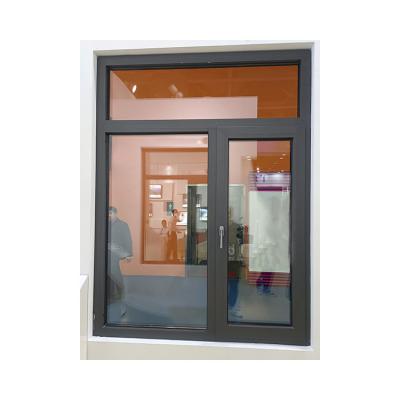 China Design moderno de ruptura térmica Design 2 painéis de liga de alumínio vidro duplo 3x4 Casement Window à venda