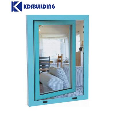 China KDSConstrução de janelas de alumínio durável com prova de assalto e design elegante em tamanho padrão à venda