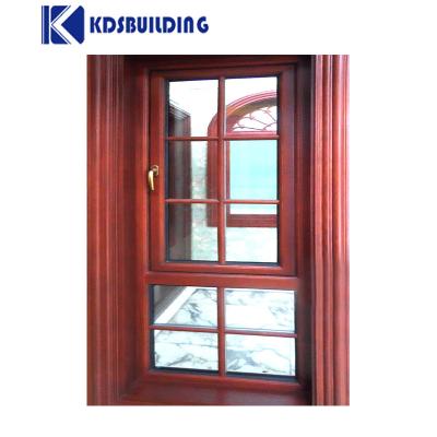 Cina KDSBuilding Quadro marrone scuro di alta qualità Finestra in alluminio di grandi dimensioni con disegno a griglia e vetro isolato in vendita
