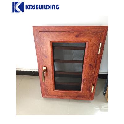 China KDSConstrução Protecção contra tempestades e resistência ao som Pequena janela de alumínio com grelha horizontal e estrutura de liga à venda