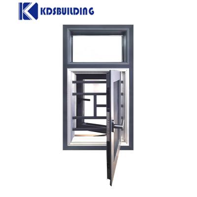 China KDSBauwerk mit Metall-Fenster mit Moskitonetz Schwingfenster mit Aluminiumrahmen und Gitter zu verkaufen