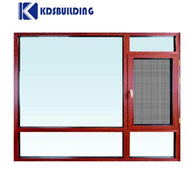 China Geluidsdicht dubbelglazen geïsoleerd ontwerp Hoog impact energie-efficiëntie Aluminium Casement Window Te koop