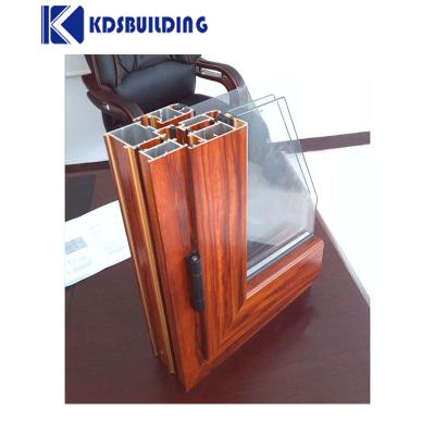China Geluidsdicht dubbelglazen geïsoleerd ontwerp Hoog impact energie-efficiëntie Aluminium Casement Window Te koop
