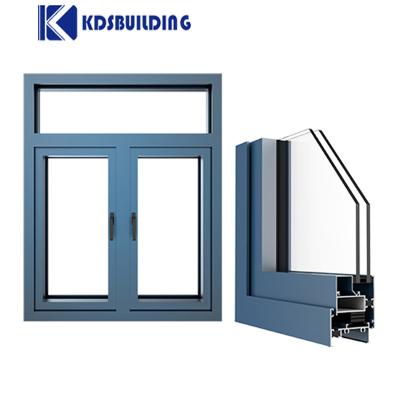 China KDSBouwkelderbedekking 30 x 76 centimeter Prijs M2 Rubber Hurricane Impact Glas Venster Aluminium Venster Te koop
