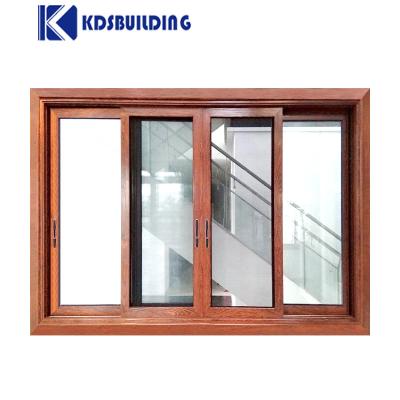 Китай KDSBuilding Деревянные окна двух панелей для коммерческого здания с скользящим оконным стеклом продается