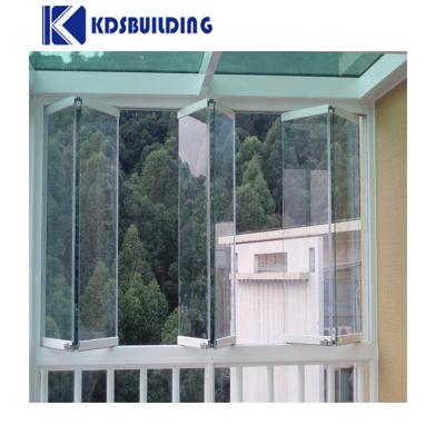 China KDSConstrução de alta qualidade vidro temperado impacto furacão vidro portas duplas para porta principal e janela à venda