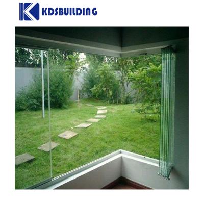 Cina Moderno Disegno Colorato Personalizzato Folding Aluminum Glass Bifold Accordion Folding Window For Villa in vendita