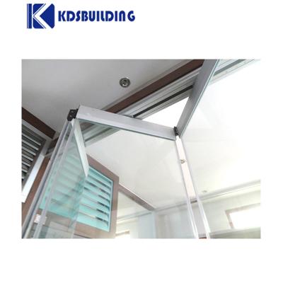 Cina Moderno Disegno Colorato Personalizzato Folding Aluminum Glass Bifold Accordion Folding Window For Villa in vendita
