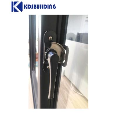 China KDSBuilding Black Frame Alumínio Horizontal Exterior Sliding Window Grill Design em janelas à venda