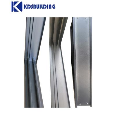 China KDSBuilding Black Frame Alumínio Horizontal Exterior Sliding Window Grill Design em janelas à venda