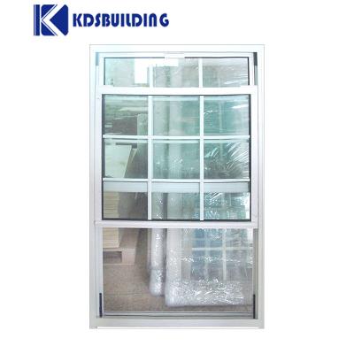 China KDSBuilding Hurricane Impact Grill Double Hang Aluminium Badkamer Ventilatie Venster Ontwerpen Te koop