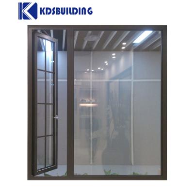 China KDSBouwprijs Goedkoop 88mm 2 Track Schuif Aluminium Venster Grills Ontwerp Foto's Voor Schuifvenster Te koop