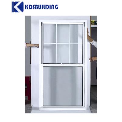 Китай KDSBuilding Сертификат NFRC Американский стиль Алюминиевое двойное висящее окно с низким E двойным цветным стеклом продается