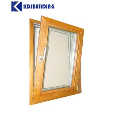 Китай KDSBuilding Новый дизайн Шампанский цветовой каркас двойного закаленного стекла Алюминий наклон и поворот окна для дома продается