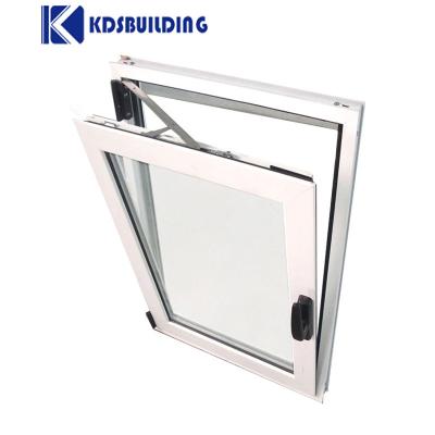 China Modern ontwerp NFRC certificaat waterdicht orkaan impact kantelen en draaien aluminium raam voor restaurant keuken Te koop