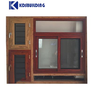 Китай KDSBuilding China Factory Настраиваемый размер Алюминиевое Сдвижное окно Затемненное стекло для домов продается