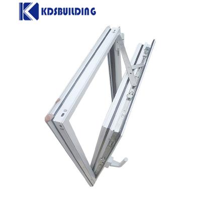 China Beste Hersteller KDSBuilding Doppelverglasung Gehärtetes Schalldichtglas Aluminium Dreh- und Neigungsfenster Kleine Fenster für Bad zu verkaufen