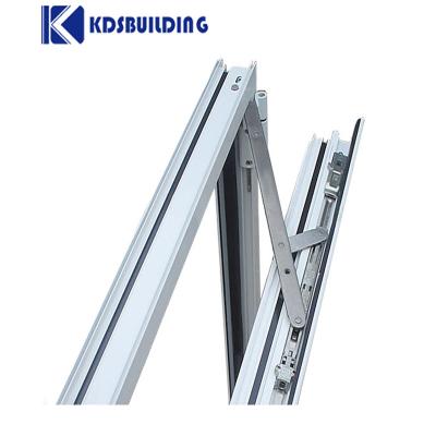 China Beste Hersteller KDSBuilding Doppelverglasung Gehärtetes Schalldichtglas Aluminium Dreh- und Neigungsfenster Kleine Fenster für Bad zu verkaufen