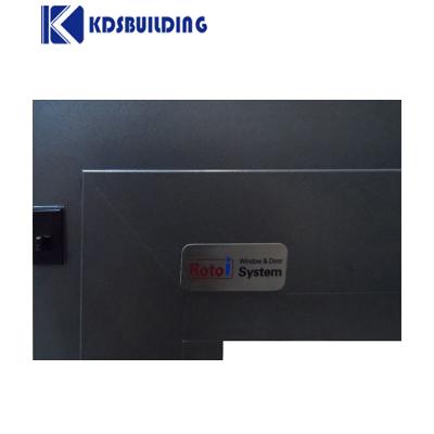 China Competitieve prijs Thermal Break Aluminium Swing Double Glaze Casement Window Met Fixed Glass Te koop