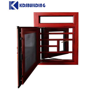 Cina Ultimo Disegno Profilo Spesso Disegno In Aluminio Per Slide Rivestito Di Rame E Porta Casement Finestra Con Fix Grid Top in vendita