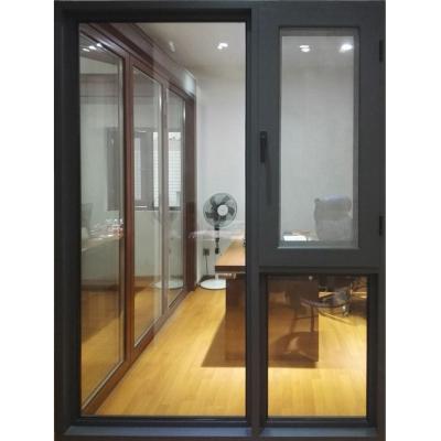 China KDSBuilding gehard dubbelglas Concurrerende prijs Aluminium legering Casement Window Manufacturer Te koop
