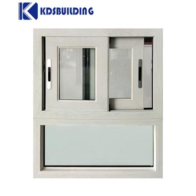 Cina Moderno design KDSCostruzione risparmio energetico Low-E doppio vetro intelligente Aluminium finestra scorrevole con griglia in vendita