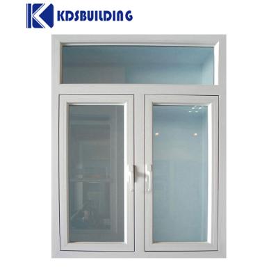China KDSBuilding Dual Pane Commercial Double Glaze Fabrikanten Wit Aluminium Casement Vensters Te koop