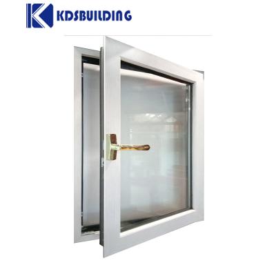 China KDSBuilding Dual Pane Commercial Double Glaze Fabrikanten Wit Aluminium Casement Vensters Te koop