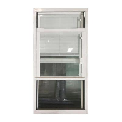 China KDSBuilding Verticaal schuifpaneel Low E Double Glass Single Hang Aluminium Windows Frame Design Te koop