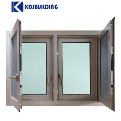China KDSBuilding Hot Sell nieuwste ontwerp dubbel geglazuurd aluminium casement Venster materiaal prijs Te koop