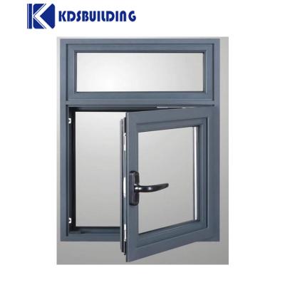 China KDSBuilding Hot Sell nieuwste ontwerp dubbel geglazuurd aluminium casement Venster materiaal prijs Te koop