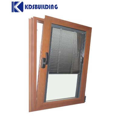 Cina KDSBuilding Design attraente Cornice di colore in legno Turn And Tilt Aluminium Banchetto Disegni finestra in vendita