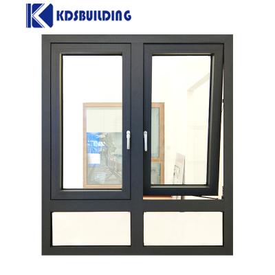 China Fornecedor de KDSBuilding Alta qualidade Personalização Furacão Impacto Termal Break Alumínio Casement Bay Windows à venda
