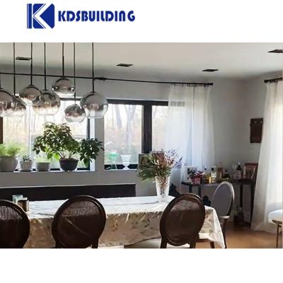 China Fornecedor de KDSBuilding Alta qualidade Personalização Furacão Impacto Termal Break Alumínio Casement Bay Windows à venda