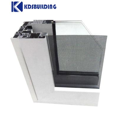 Cina KDSBuilding Xiamen resistente all'uragano all'impatto all'alluminio finestra orizzontale scorrevole e porte balcone in vendita
