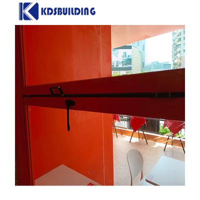 Cina KDSBuilding Xiamen Moderno Design Verticale Super House Sliding Grandi finestre Bifold Up in alluminio in vendita