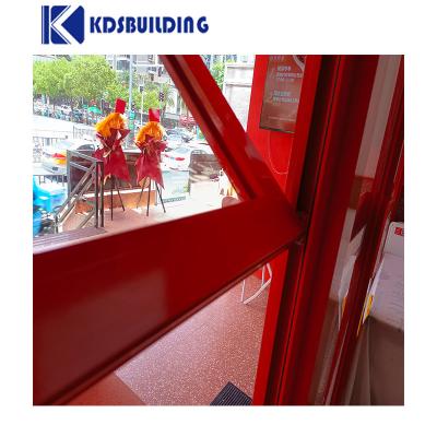 Cina KDSBuilding Xiamen Moderno Design Verticale Super House Sliding Grandi finestre Bifold Up in alluminio in vendita