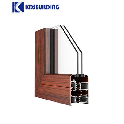 Cina KDSBuilding Xiamen Moderno Design Verticale Super House Sliding Grandi finestre Bifold Up in alluminio in vendita