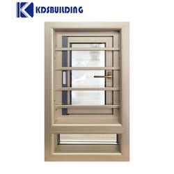 Cina KDSBuilding Tempered Double glass Champagne Color Frame Aluminium Casement Finestre Per Super House in vendita