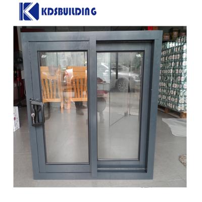 China Nfrc personalizado Black Frame Windows Aluminio Horizontal pantalla corredera de la ventana para el balcón en venta