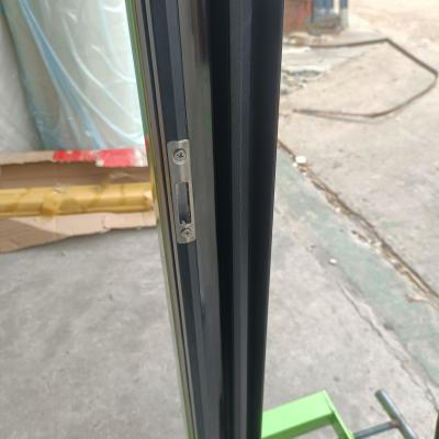 中国 中国 メーカー アルミニウム スライディング ウィンドウ 熱隔熱 ウィンドウ 住宅用ブルーガラス付き アルミニウム スライド 販売のため