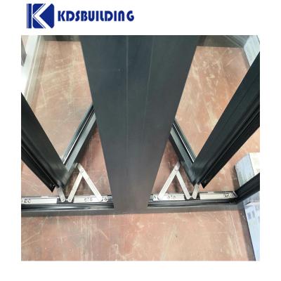 Cina KDSCostruzione 2 pannelli di alluminio Casement Sicurezza zanzare rete finestre doppia vetrata per commerciale in vendita