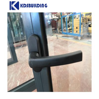 China KDS Gebouw Aluminium Frame Glas Venster Thermische Breuk Casement Winddicht Te koop