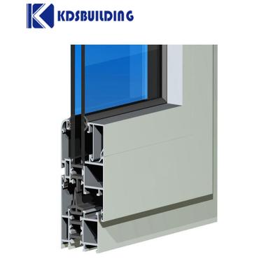 China KDSBouwproof China Productie Wit raam Dubbel glas Aluminium Casement Windows Te koop