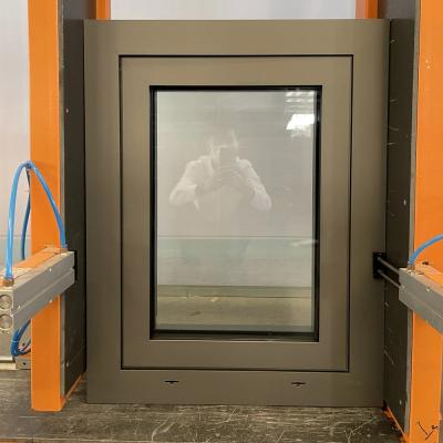 China Alumínio Tilt And Turn Window Tempered Double Glass Thermal Break Exterior à venda