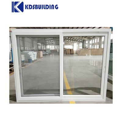 China KDSFábrica de construção barata preço Grill Design PVC Sliding Arch Window Fabricação Slide Glass Window à venda
