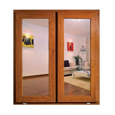 China KDSConstrucción de alta calidad ventanas de PVC China Ventana de vidrio de PVC de baja e ventana de acristalamiento de tres paneles en venta